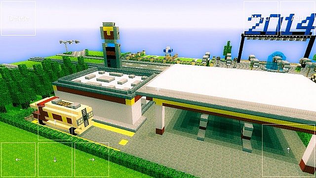 Shell Gas Station Minecraft Map