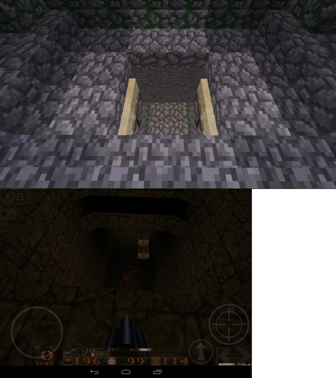 Q1DM6 - The Dark Zone Minecraft Map