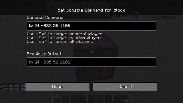 Better Command Block Commands