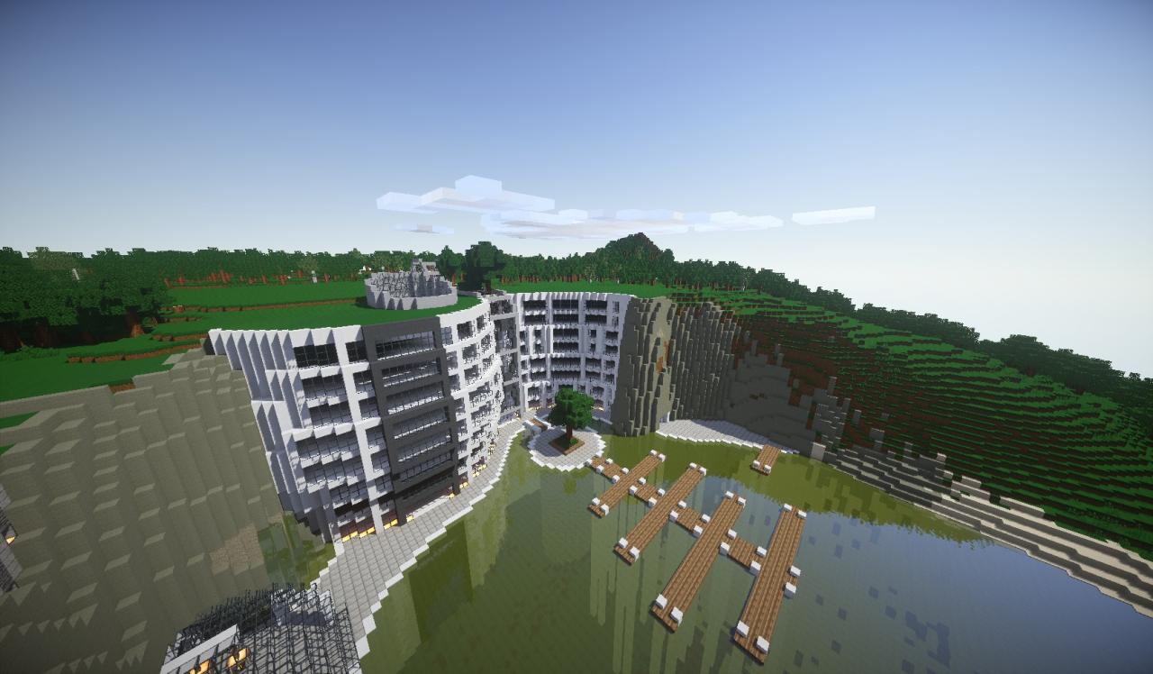 lakeside resort Minecraft Map