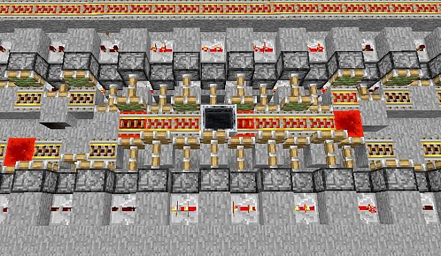 Automatic Rail Bridge Minecraft Map