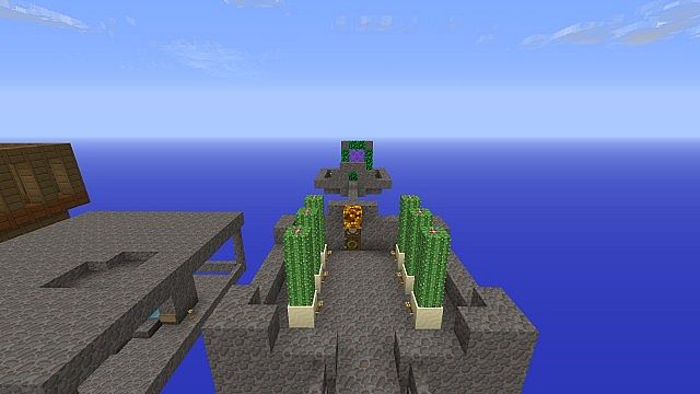 Hat Films and Sips Skyblock Series Map Remake Minecraft Map