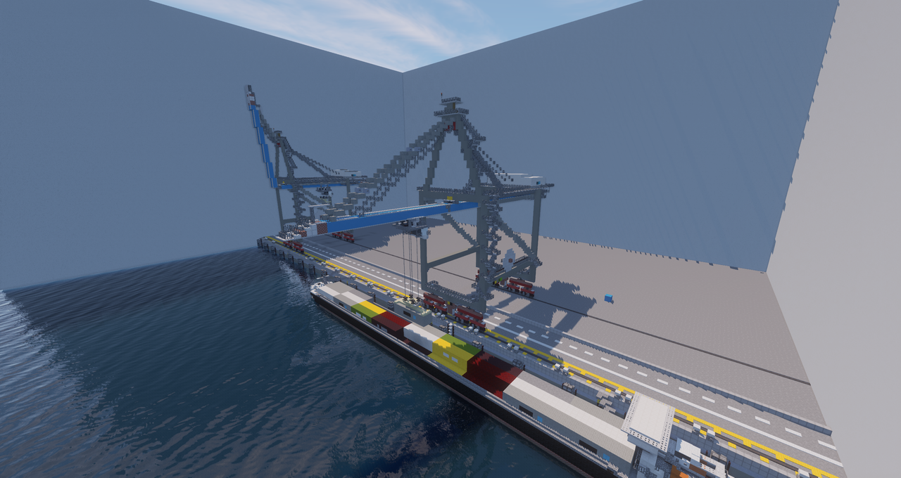 Quayside Container Crane Minecraft Map