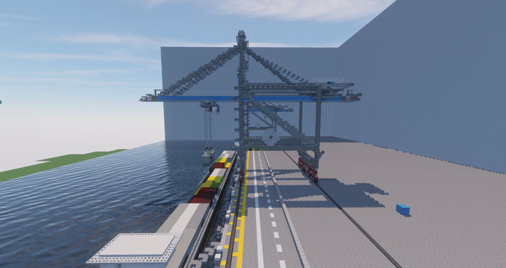 Quayside Container Crane Minecraft Map