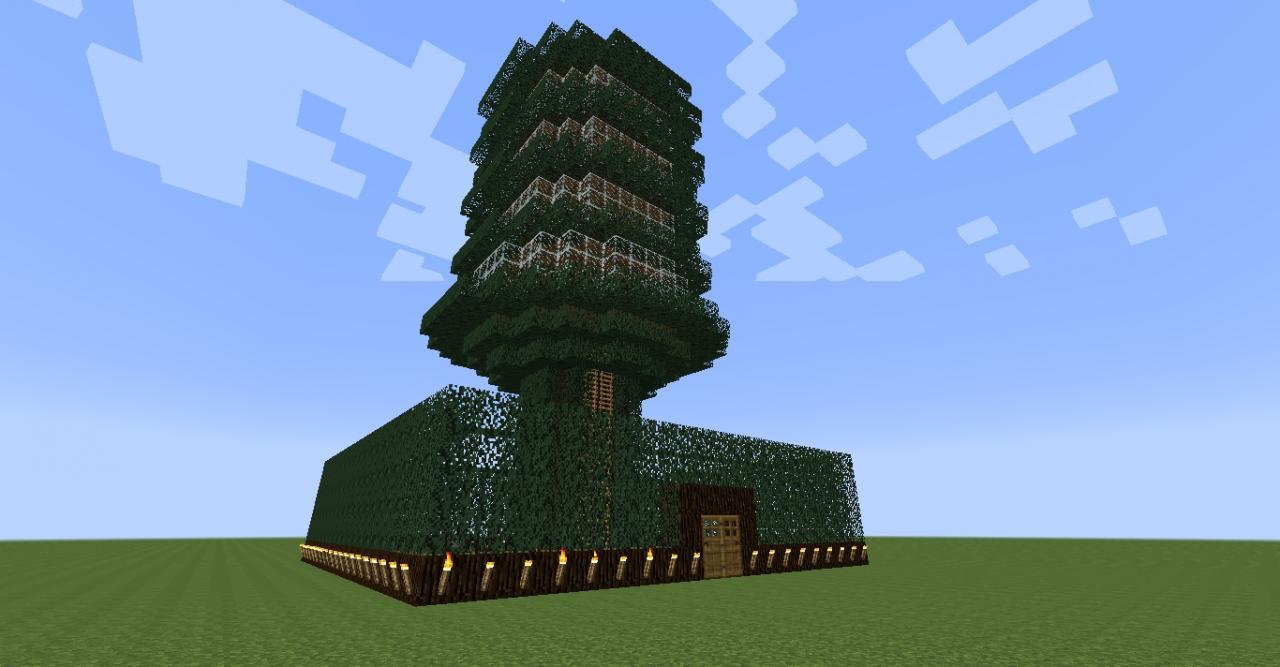 Spruce Tree House Version 1 Minecraft Map