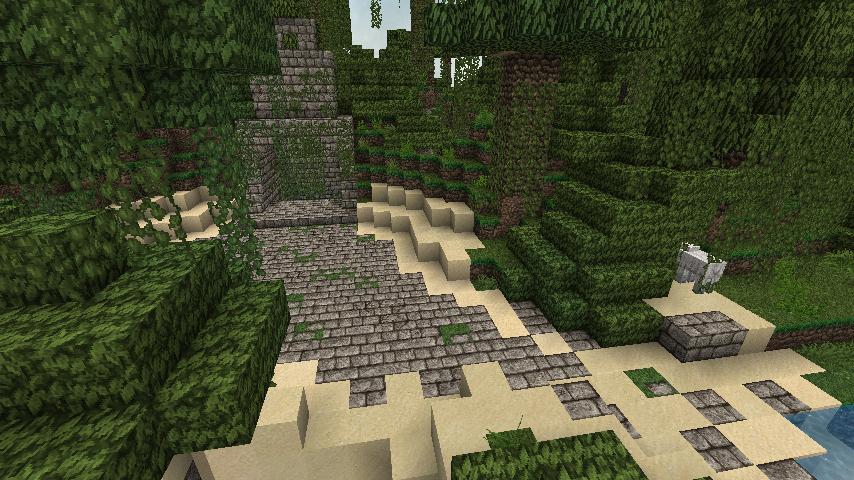 jungle temple Minecraft Map
