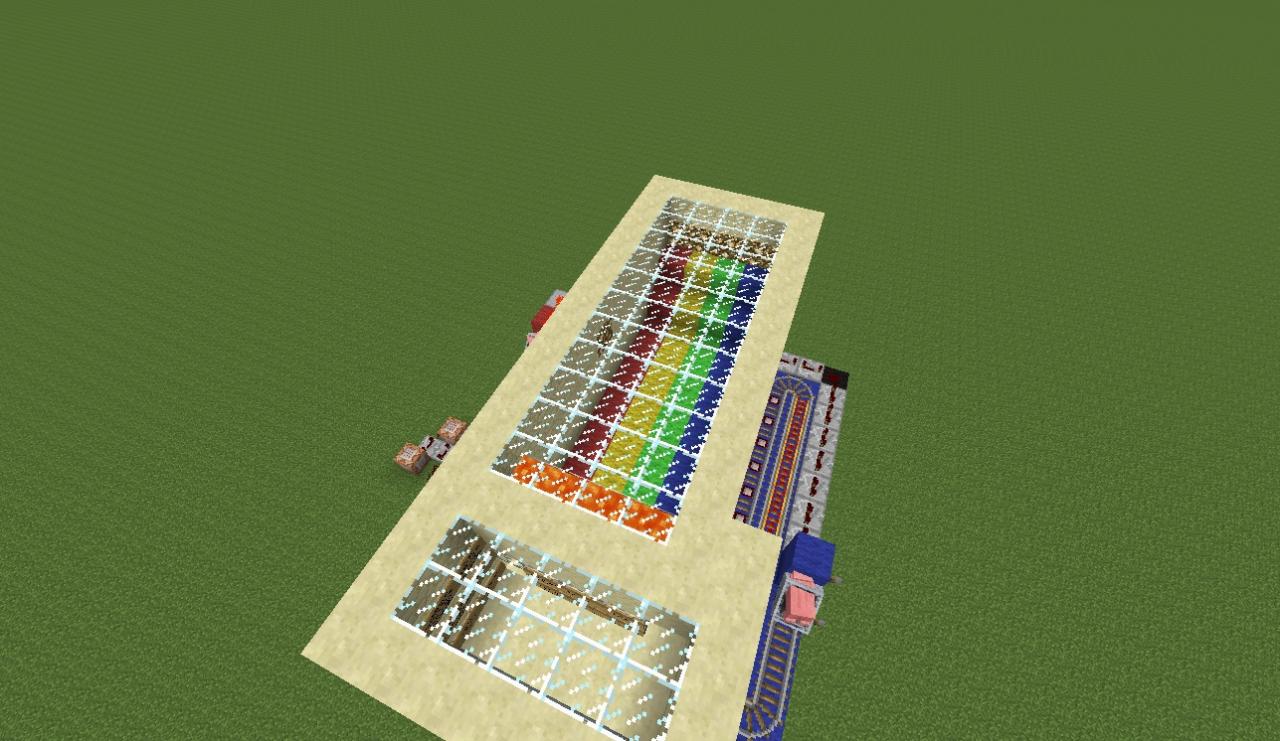 Rainbow Runner Small - By Piwi30053 - Inspired by the Original Rainbow Runner Minecraft Map