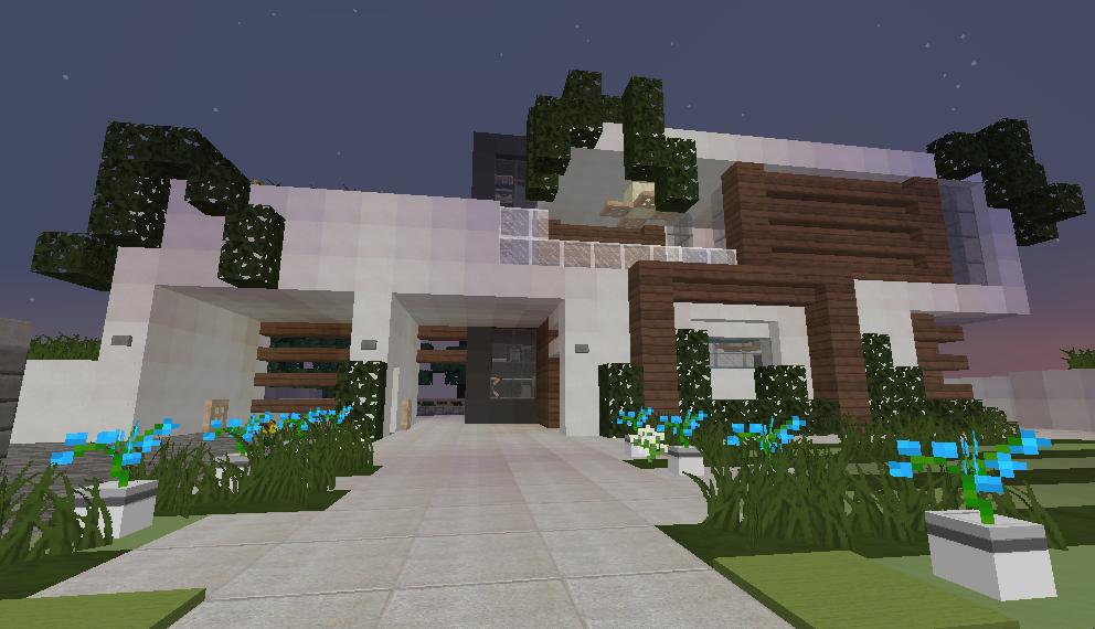 Christmas Special Modern Home Minecraft Map