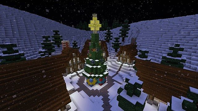 Christmas Town Minecraft Map