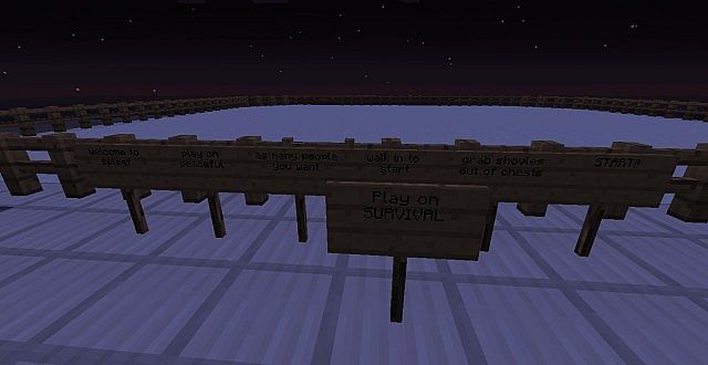 Spleef Map Minecraft Map