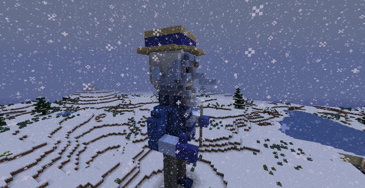 Snow Miser & Heat Miser Statues Minecraft Map