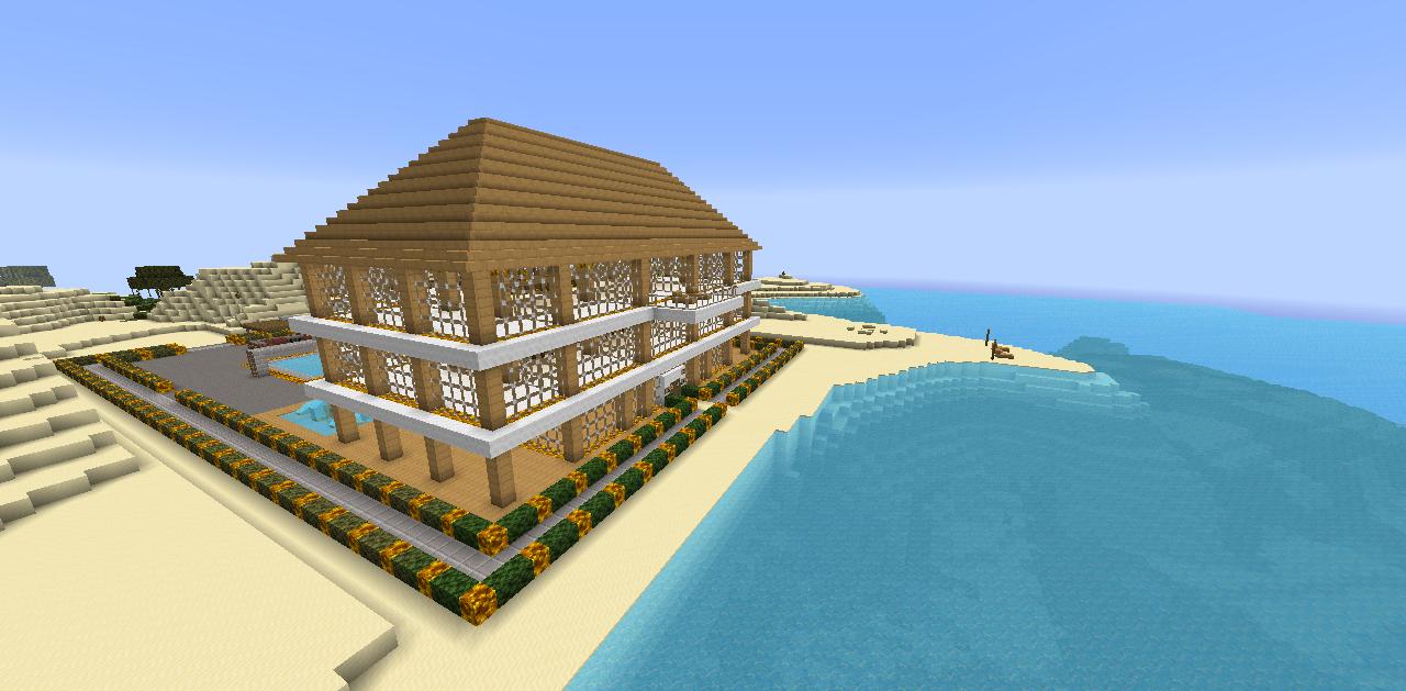 Beach Mansion Minecraft Map