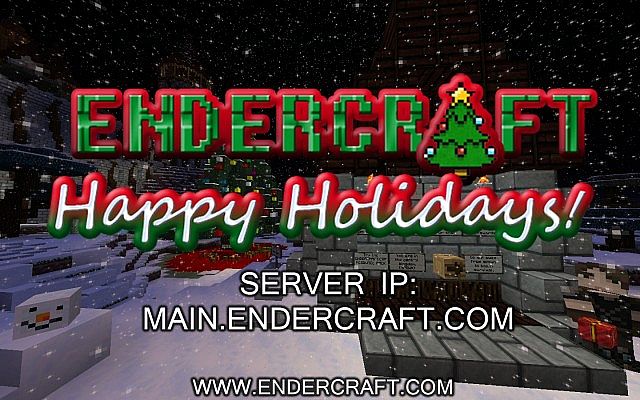 ENDERCRAFT 24/7 MMORPG TDM CTF Survival PVP 1.7.4 Minecraft Server