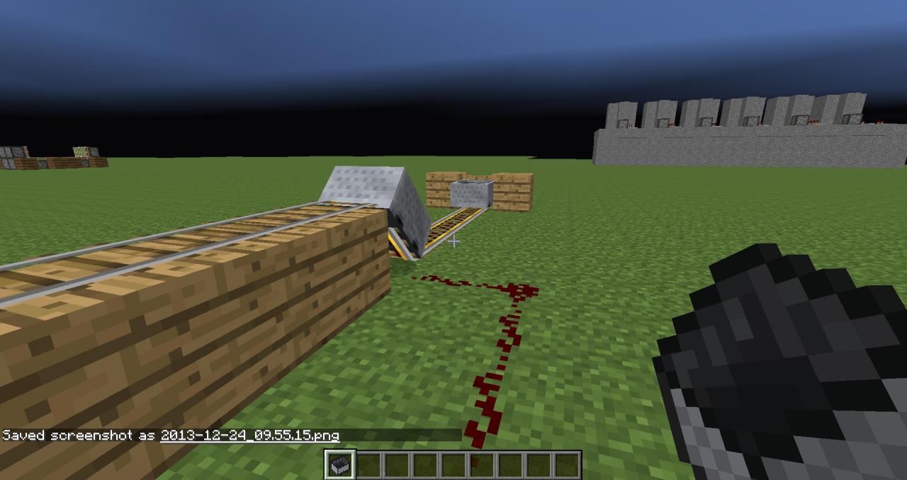 automatic minecart dispencer Minecraft Map