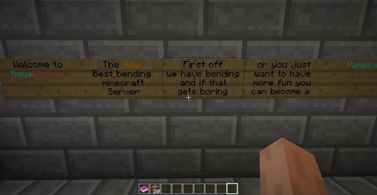 Bending Server Spawn Minecraft Map