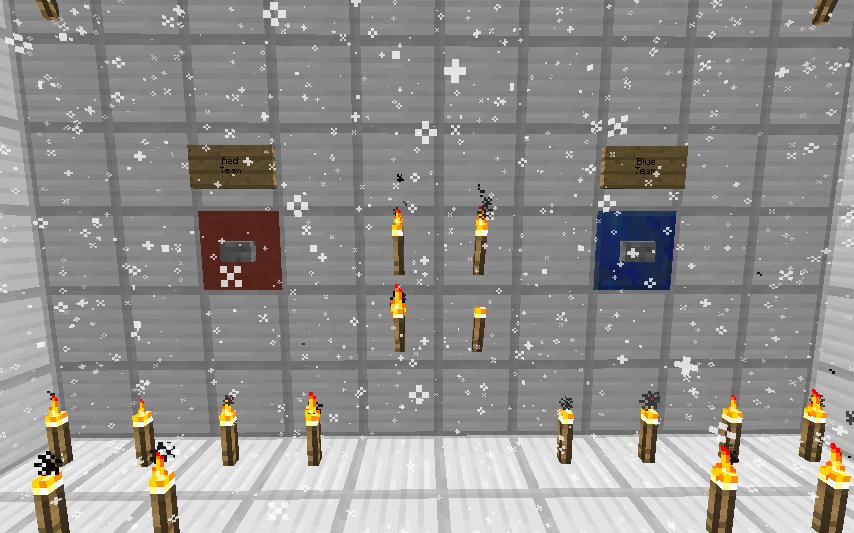 Snow Ball Fight Arena Minecraft Map