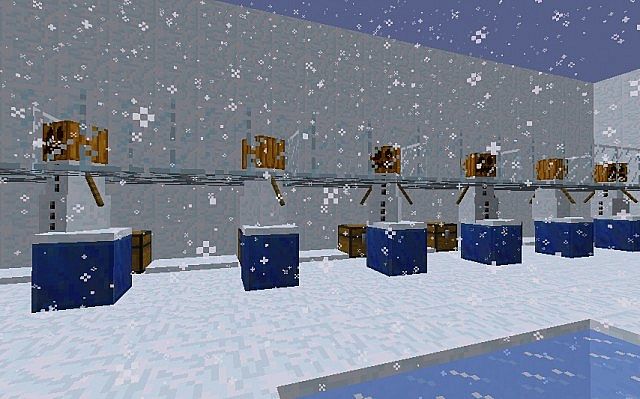 Snow Ball Fight Arena Minecraft Map