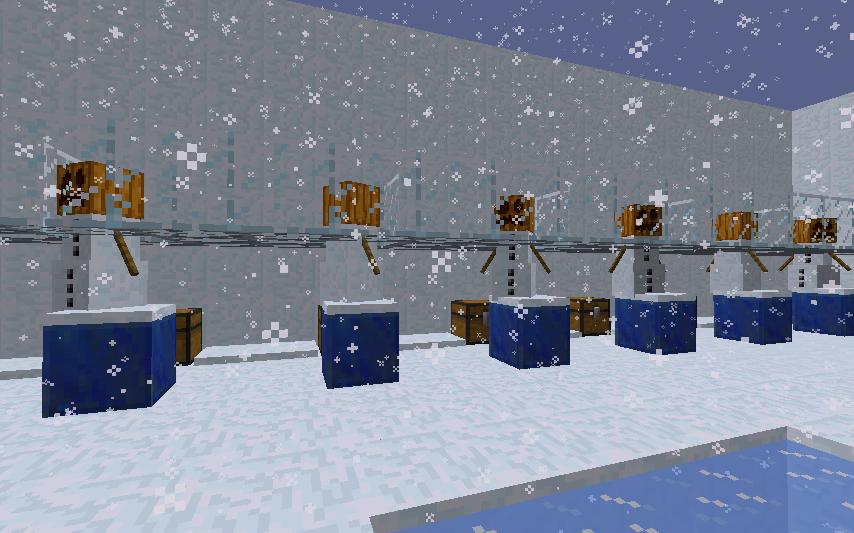 Snow Ball Fight Arena Minecraft Map