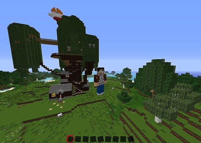 Adventure Time Tree house By: Dipwill Minecraft Map