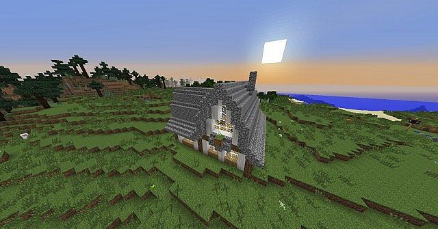~Rectangular~ A Medieval House. Minecraft Map