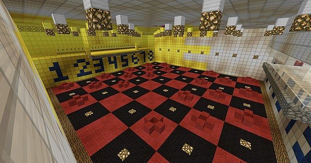 Redstone Checkers Mini-Game Minecraft Map
