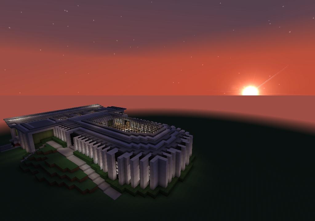 Train Station Spawn Concept Minecraft Map