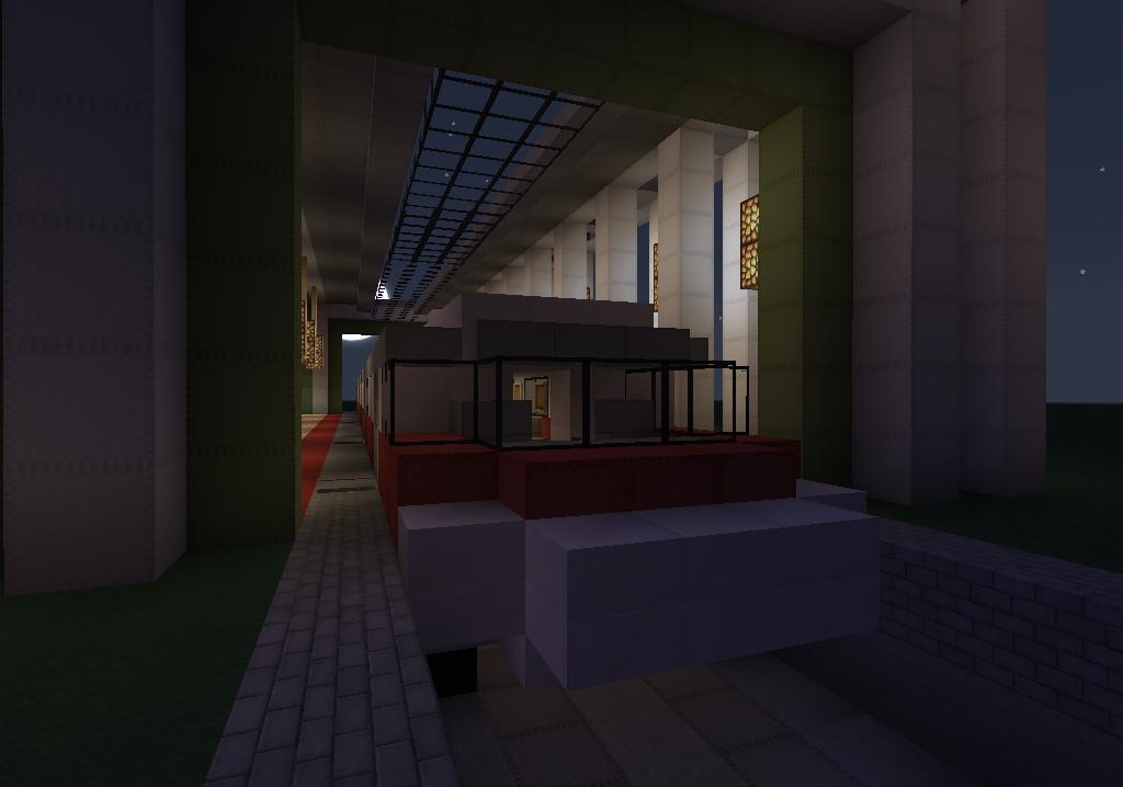 Train Station Spawn Concept Minecraft Map