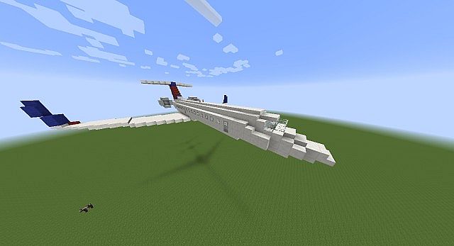 Embraer ERJ-145 Delta Minecraft Map