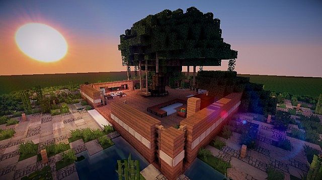 | Life | Ultramodern Eco House Minecraft Project