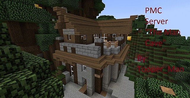 The Man Cave (PMC server build) Minecraft Map