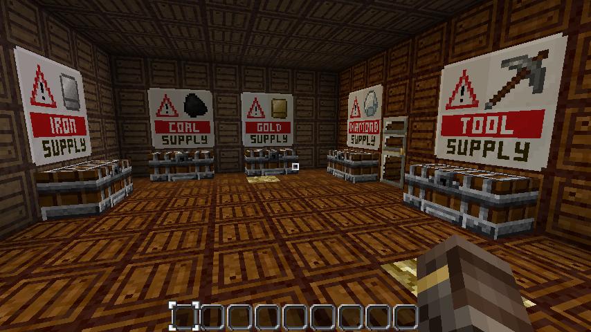 Modern Log House Minecraft Map