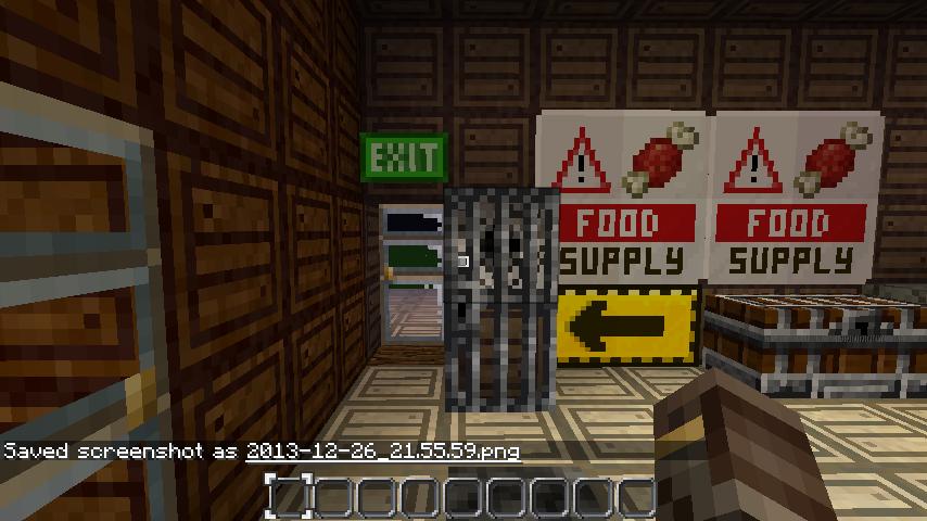 Modern Log House Minecraft Map