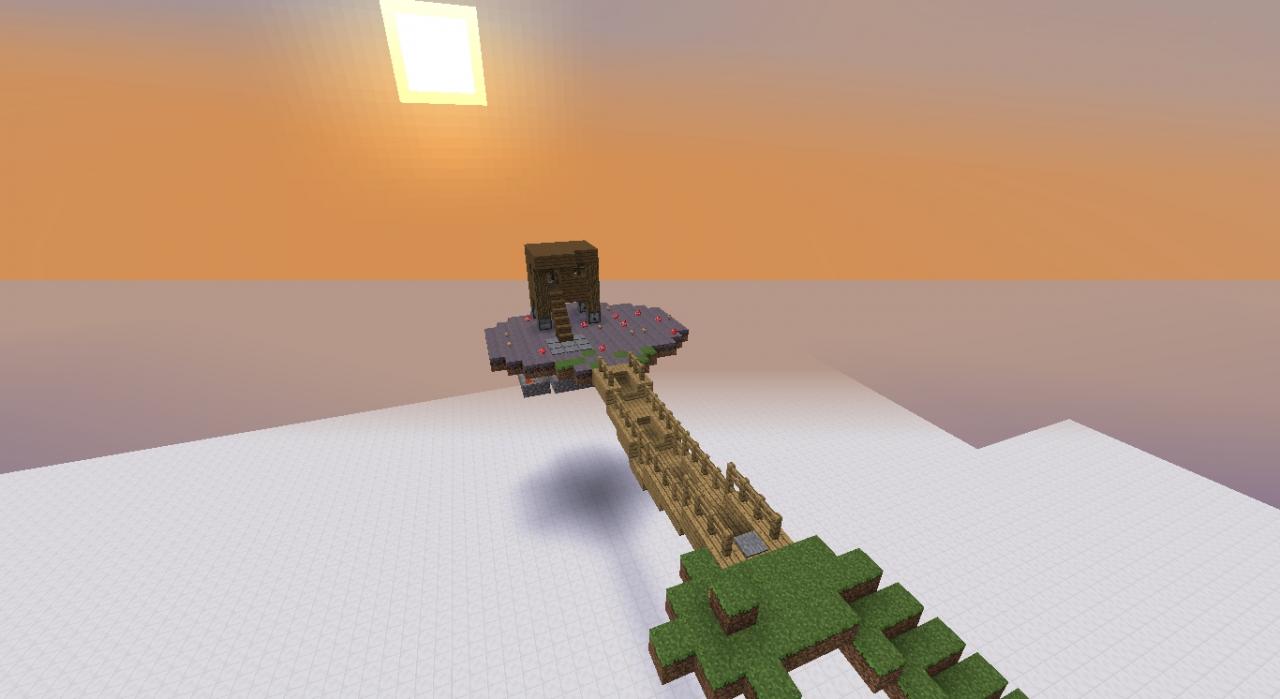 Cartoon and parkour Minecraft Map