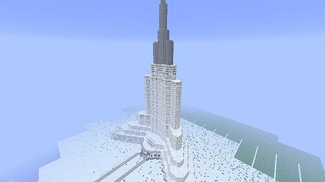 Cover of the Tallest Building of The World Minecraft Map