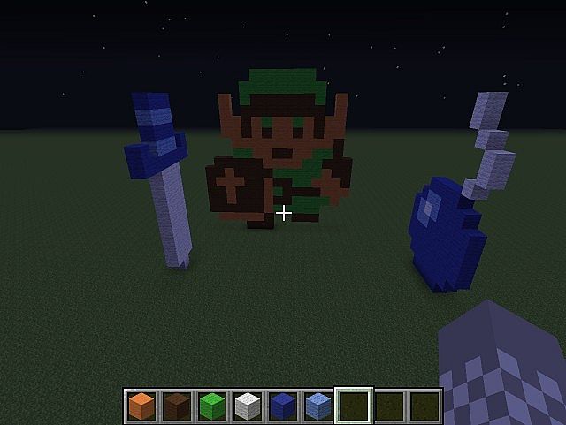 NES Link Minecraft Map