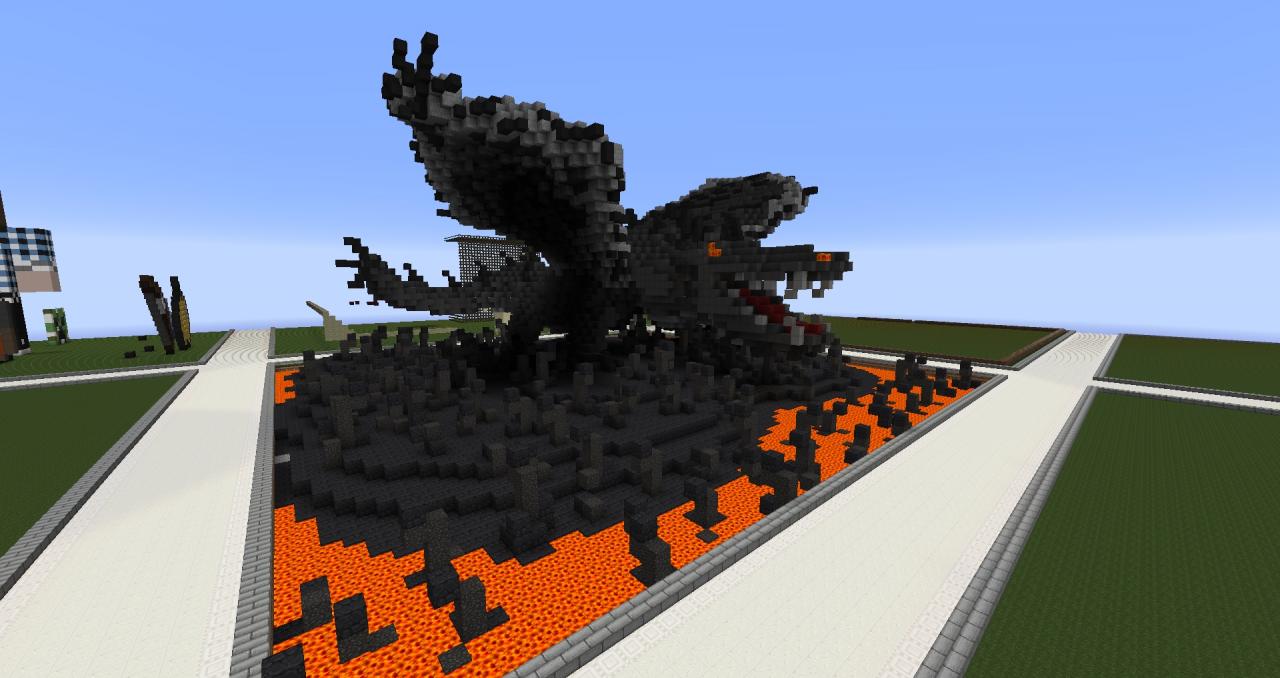 Black dragon plot Minecraft Map