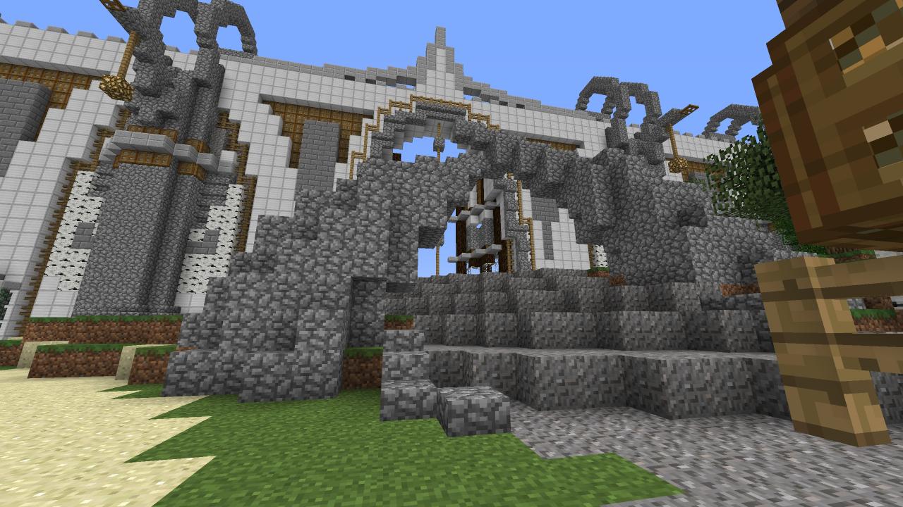 Medieval wall Minecraft Map