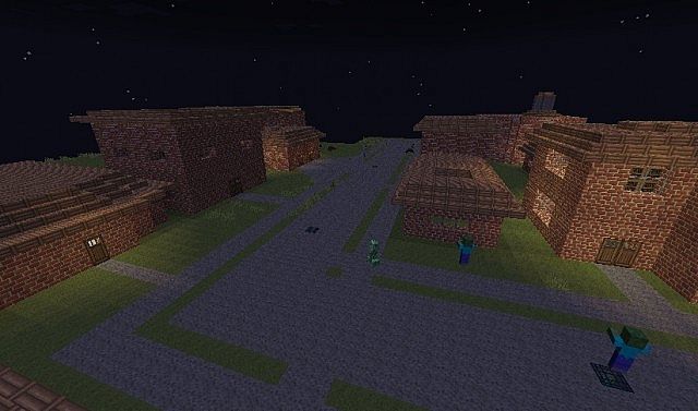 Zombie survival city Minecraft Map