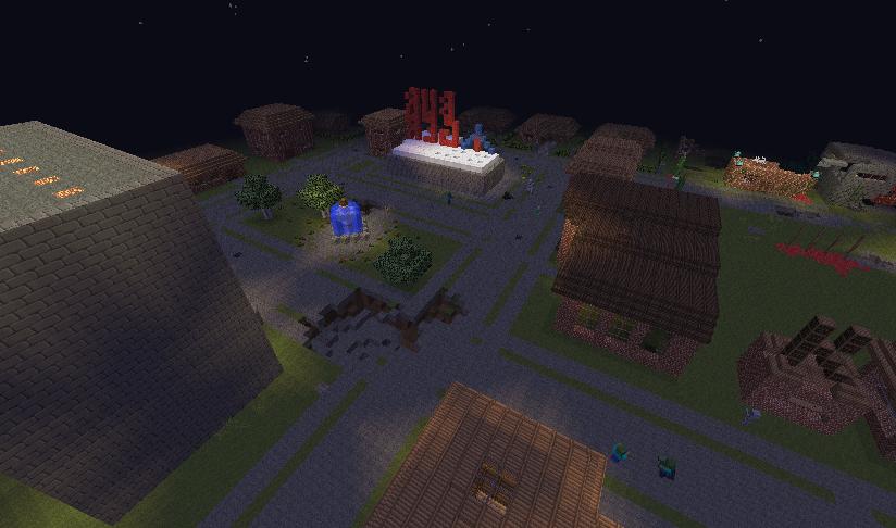 Zombie survival city Minecraft Map