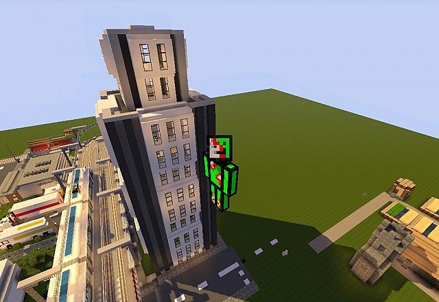 Modern office building Minecraft Map