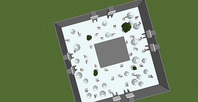 A Nice Server Spawn. Minecraft Map