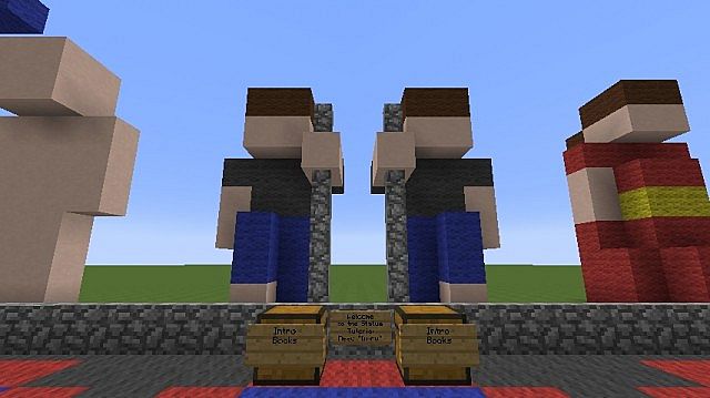Minecraft Cool Statue Tutorial Minecraft Map
