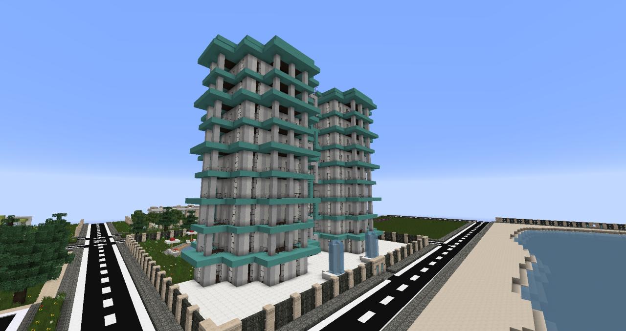 Modern City Build Minecraft Map