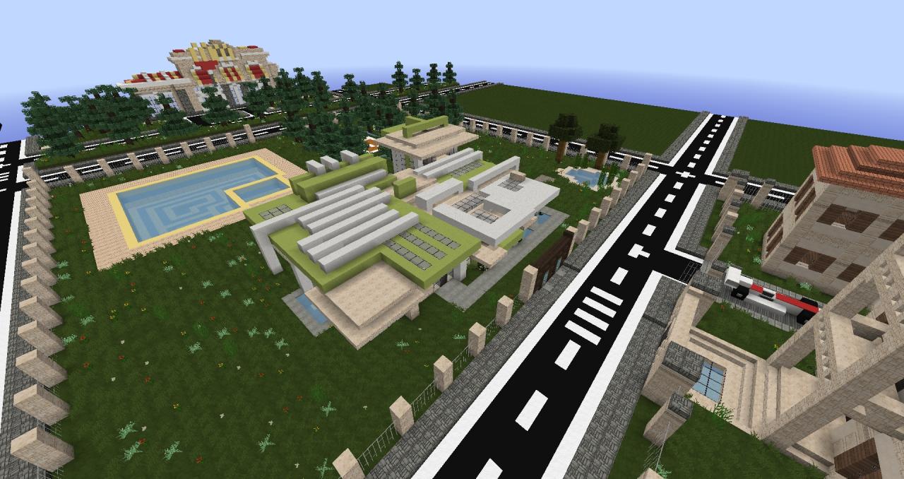 Modern City Build Minecraft Map