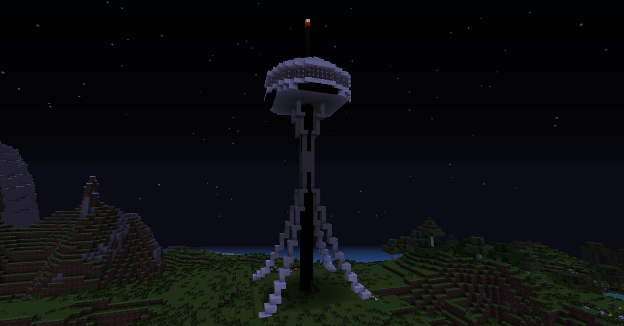 The Seattle Space Needle in Minecraft! Minecraft Map