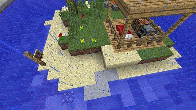 A small Island Minecraft Map