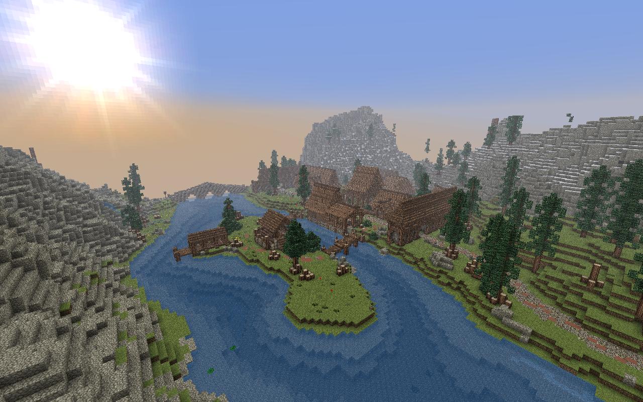 Skyrim (and Cyrodiil when skyrim is finished) in minecraft Minecraft Map