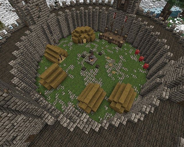 Circular Fortress Minecraft Map