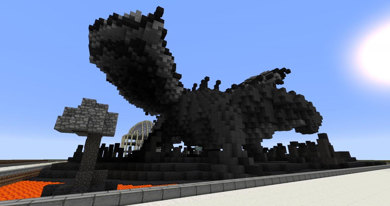 Black dragon plot Minecraft Map