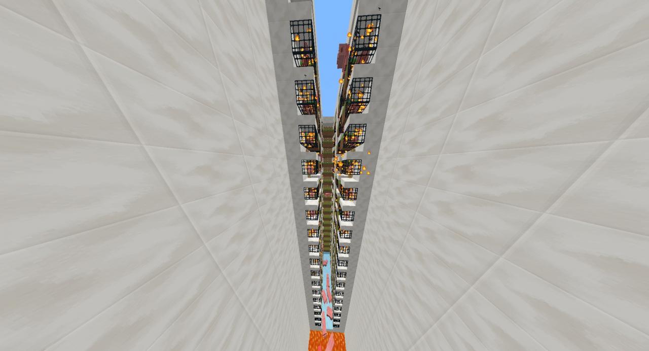 °Pig° Pigged's piston elevator and large pig grinder! Minecraft Map